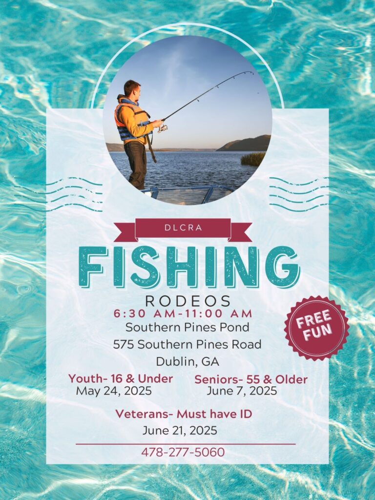 Senior Fishing Rodeo | Dublin-Laurens County Recreation Authority